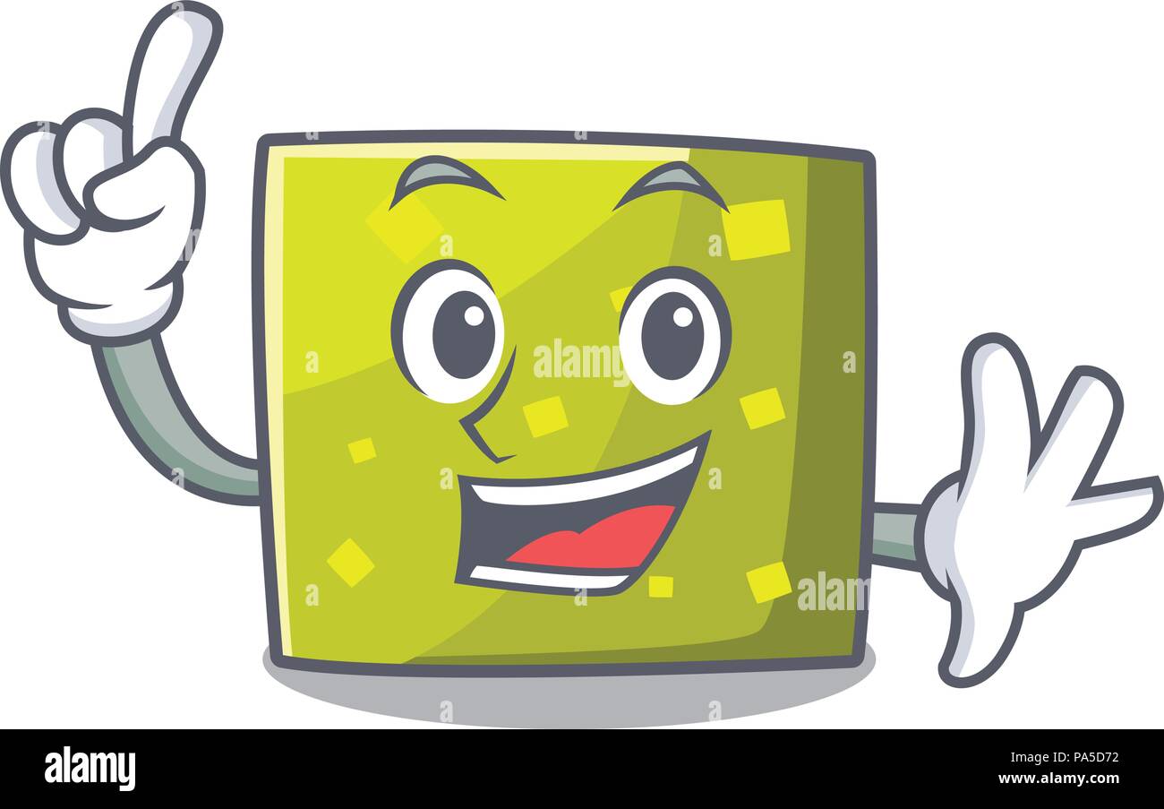 Finger square mascot cartoon style Stock Vector Image & Art - Alamy