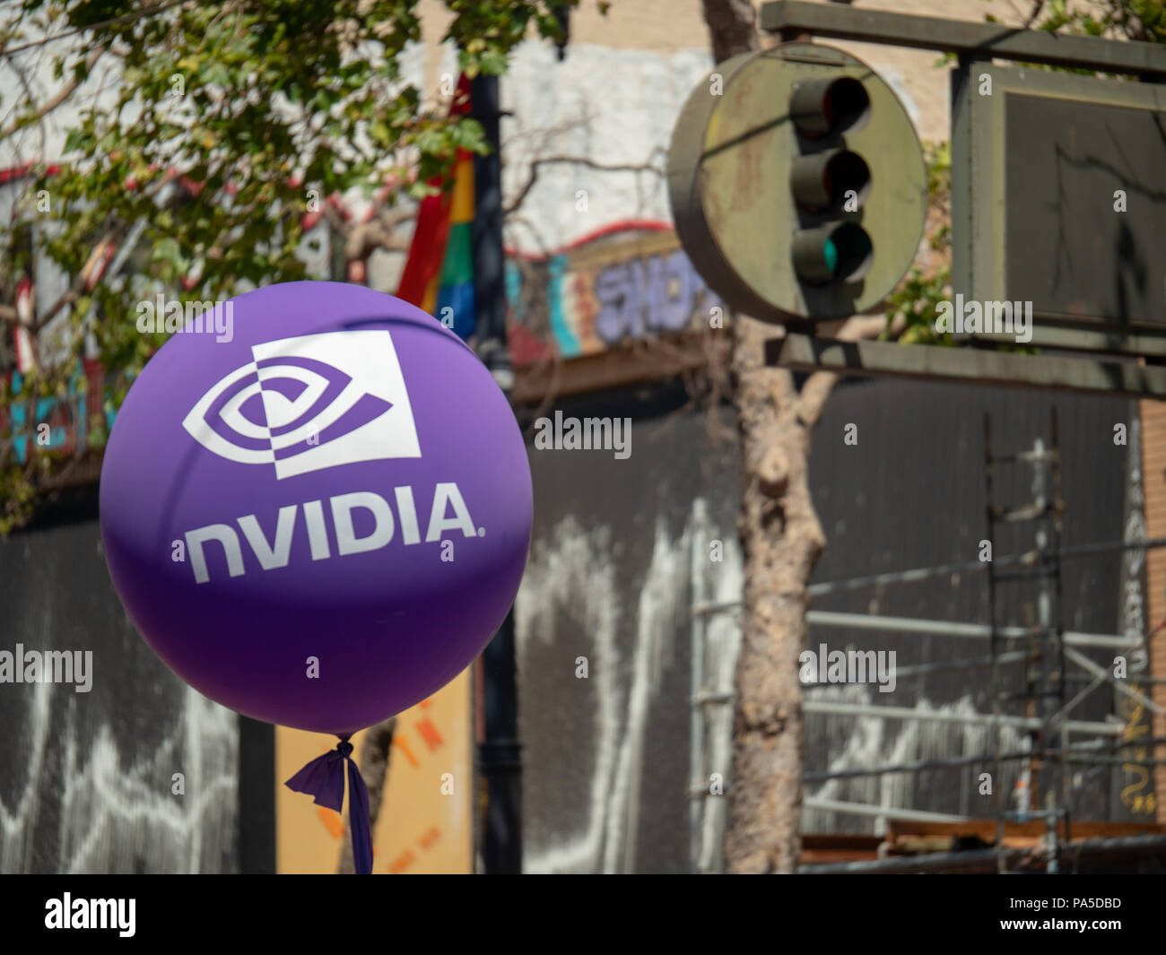Nvidia logo hi-res stock photography and images - Alamy