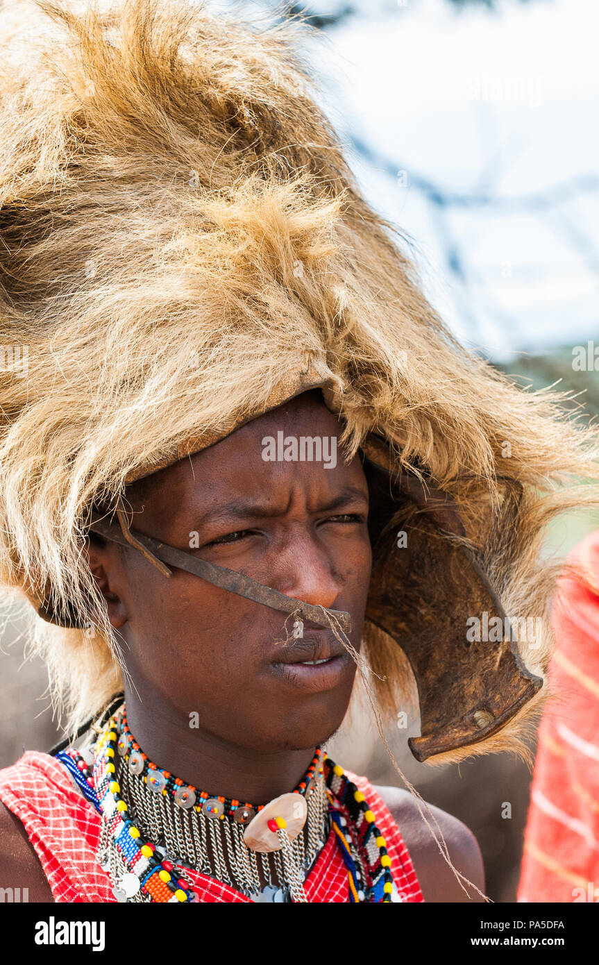 Natural maasai lifestyle in their village hi-res stock photography and ...