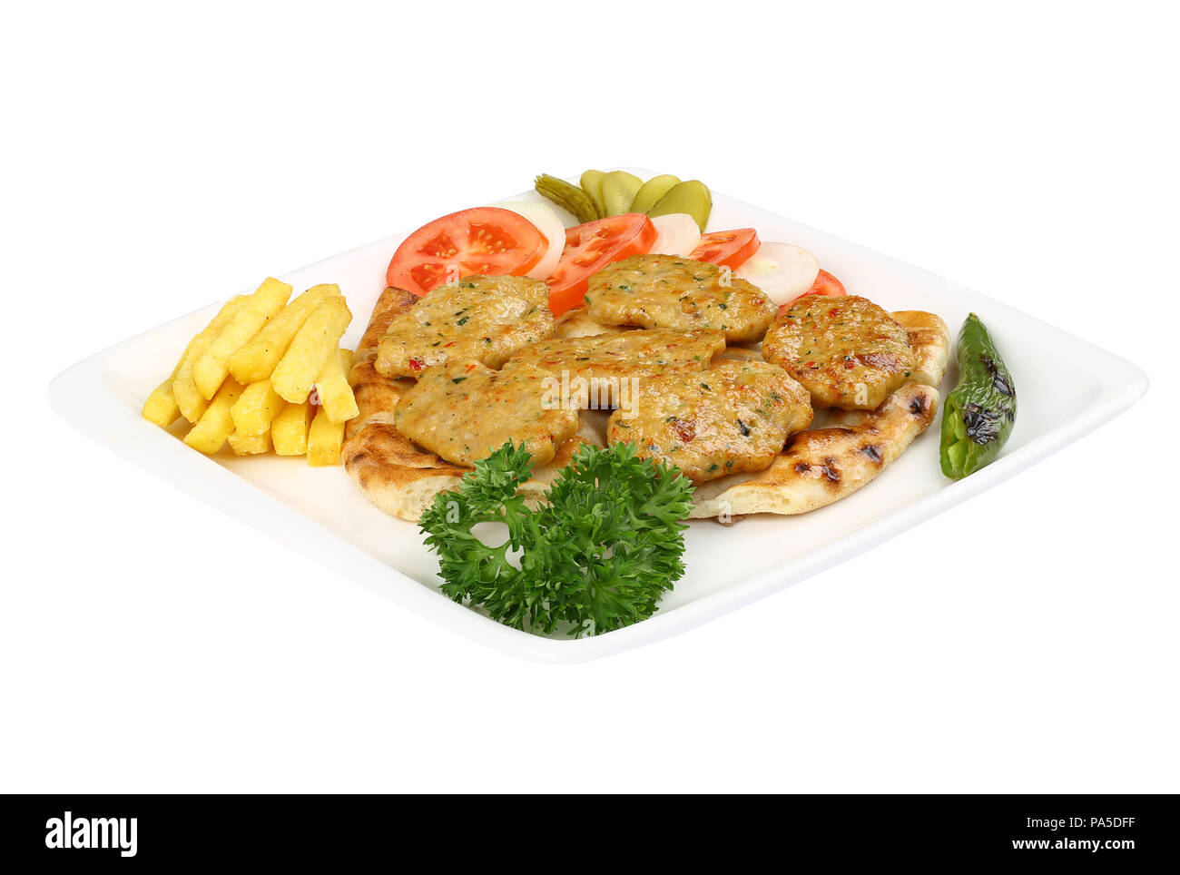 Delicious Turkish Traditional Meatball Kofte Stock Photo - Alamy