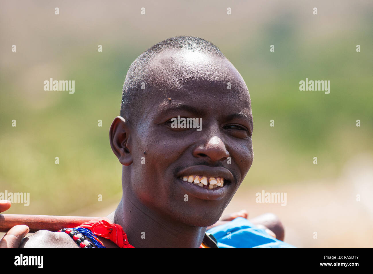 Masai typical costume hi-res stock photography and images - Alamy