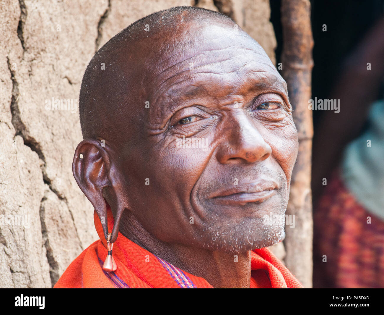 Maasai old man africa african hi-res stock photography and images - Alamy