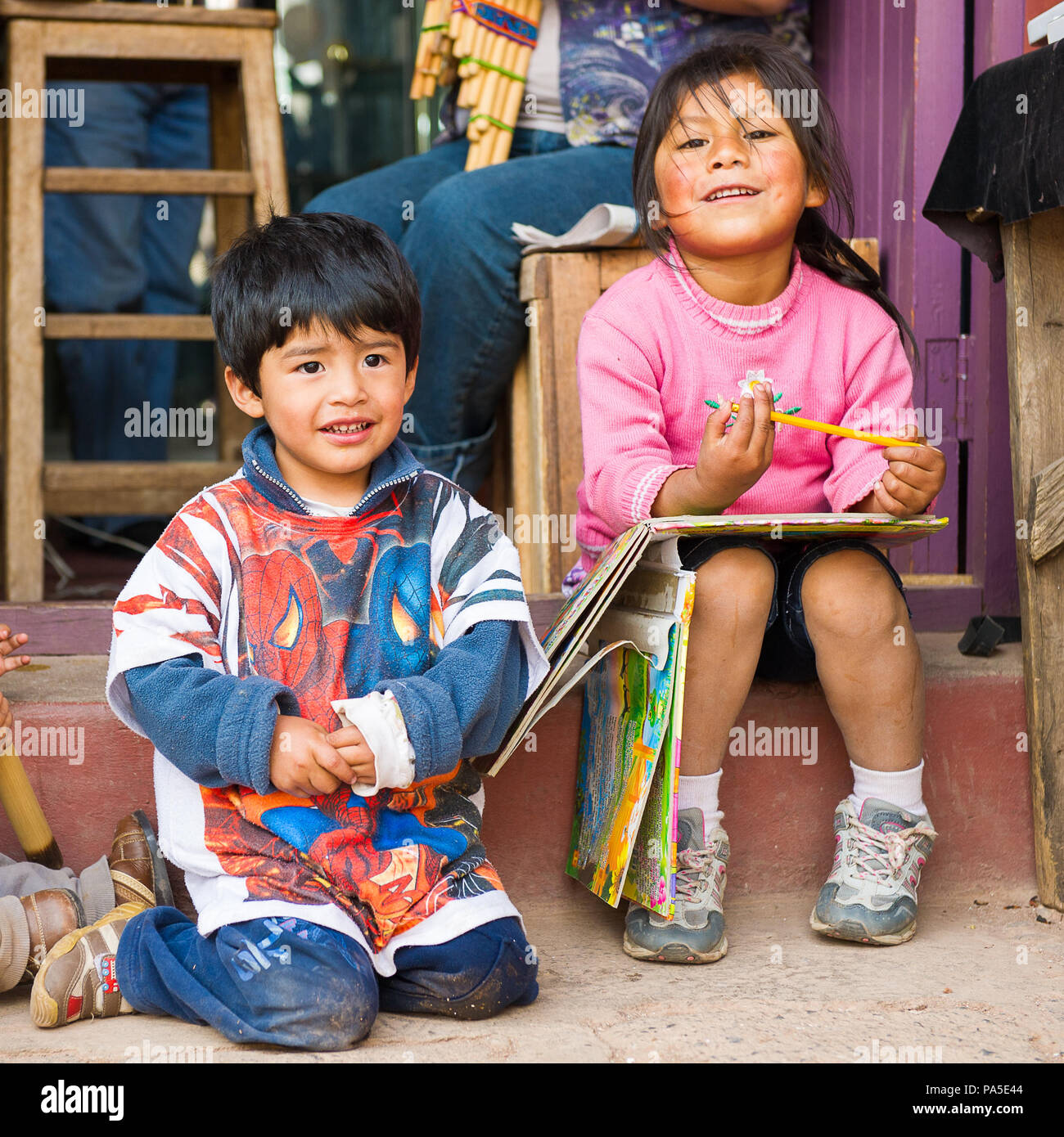 Poor native american indian children hi-res stock photography and ...