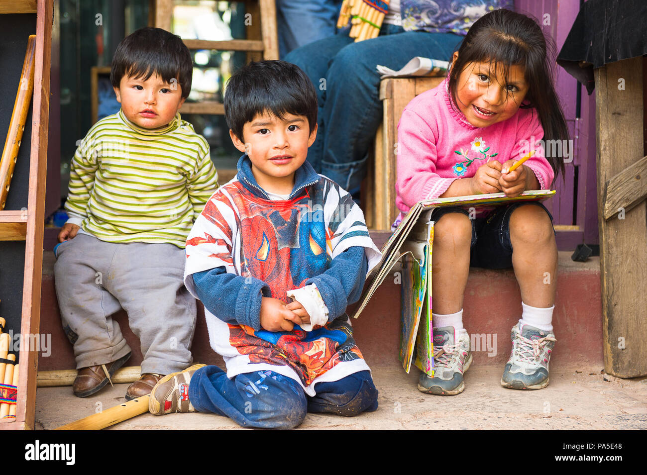 Poor native american indian children hi-res stock photography and ...