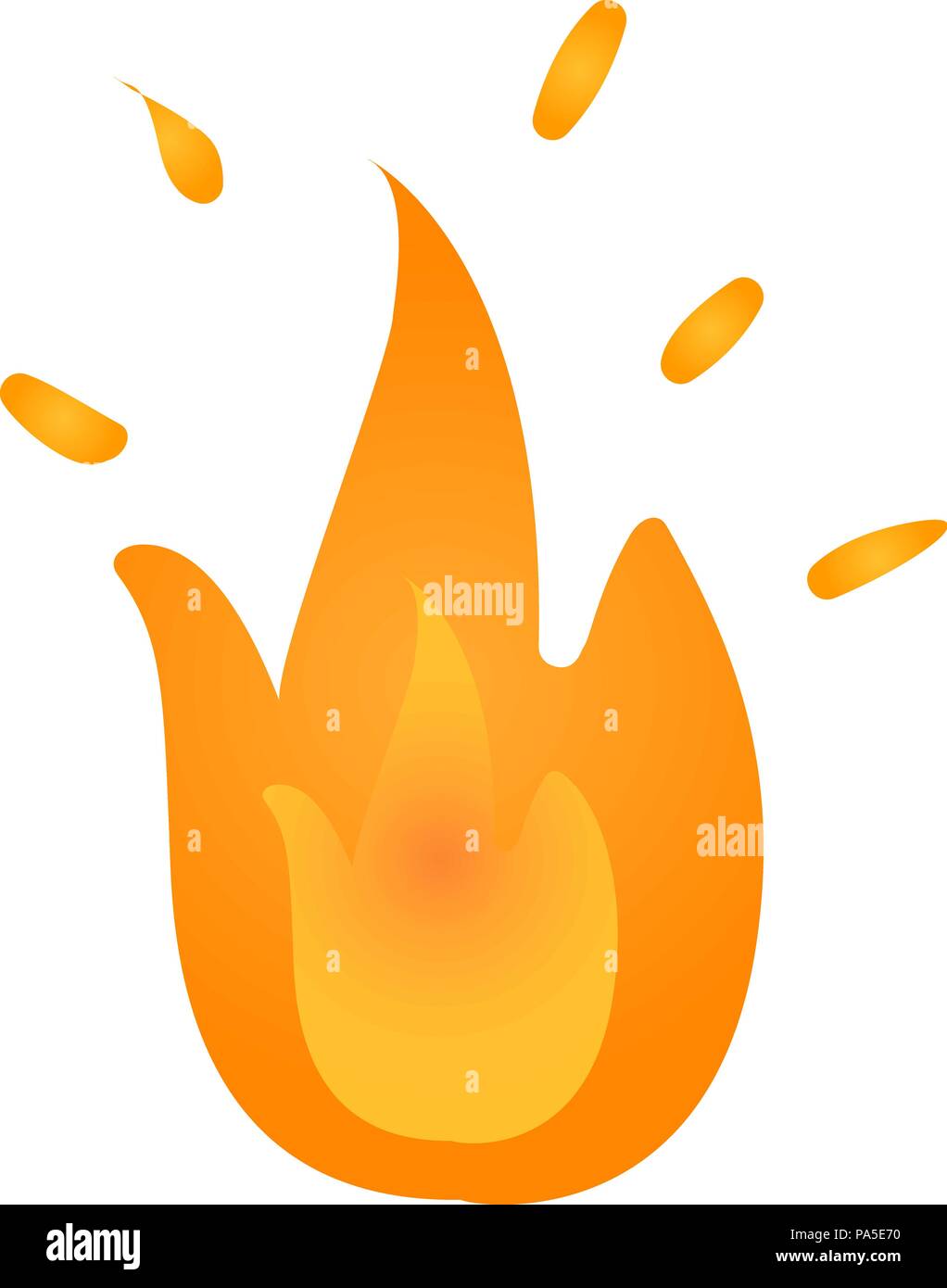 Fire logo. Red, yellow fire Stock Vector Image & Art - Alamy