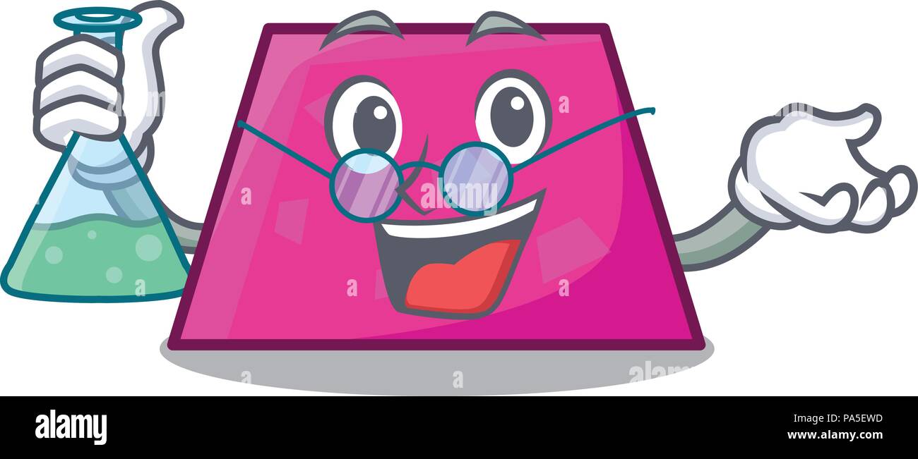 Professor trapezoid character cartoon style vector illustration Stock ...