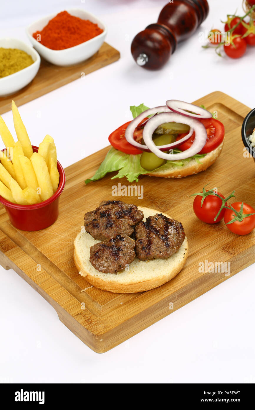 Burger meatball hi-res stock photography and images - Alamy
