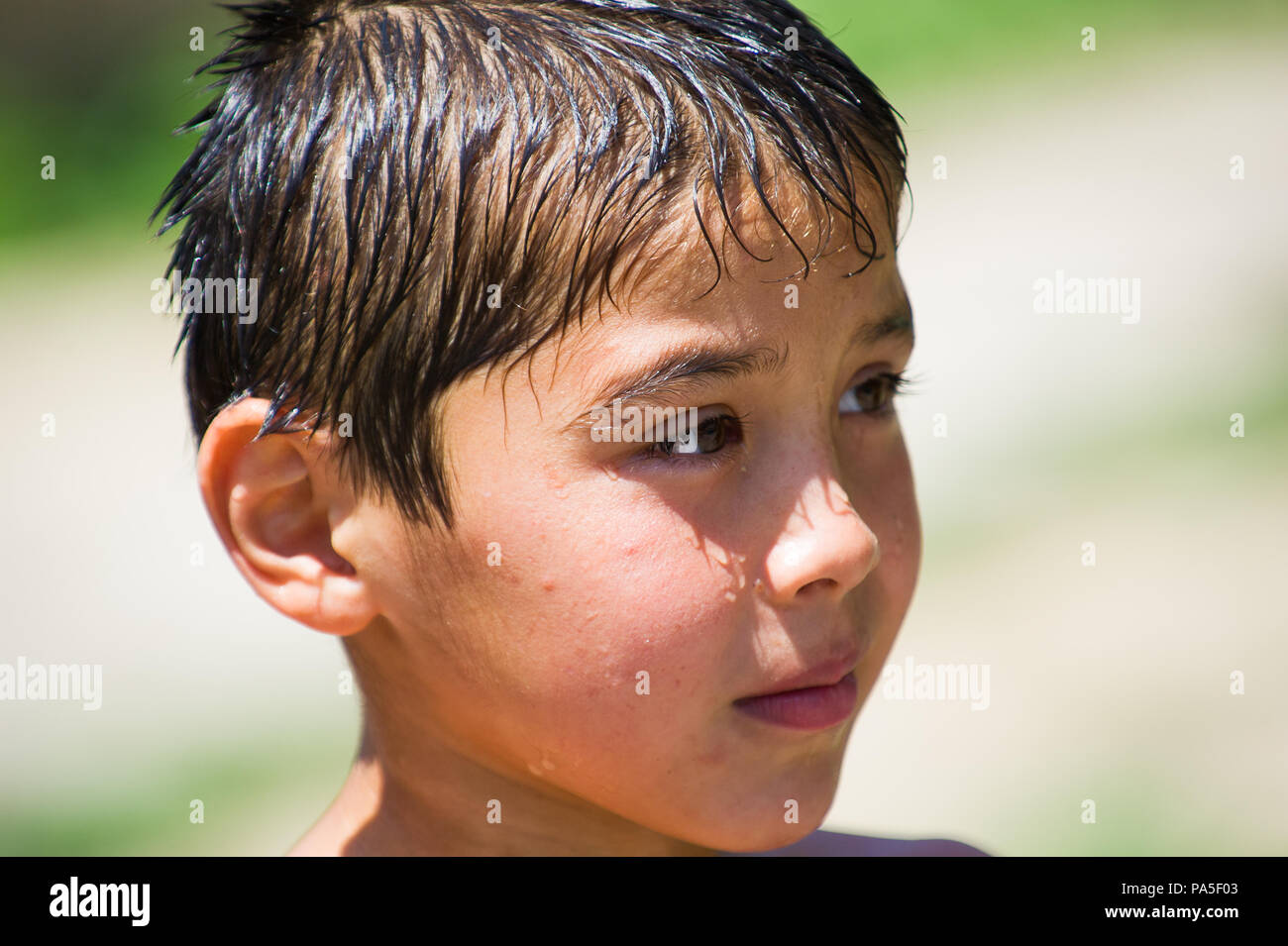 Uzbekistan khiva boy hi-res stock photography and images - Alamy