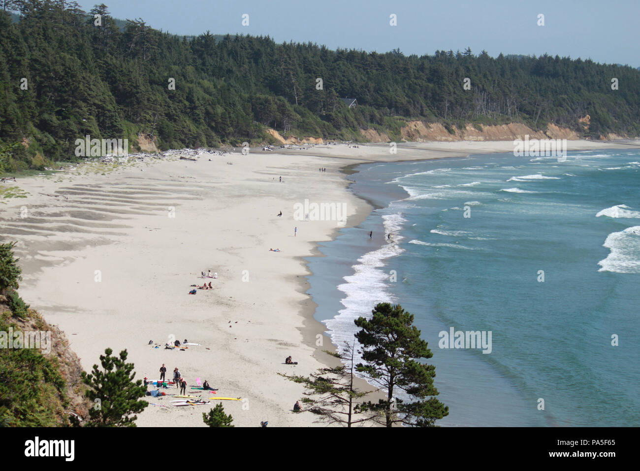 Aerial view oregon coast hi-res stock photography and images - Alamy