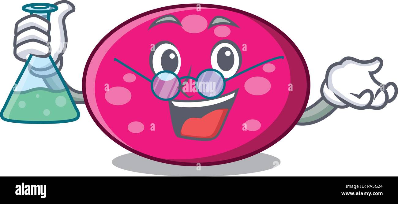 Professor ellipse character cartoon style vector illustration Stock ...