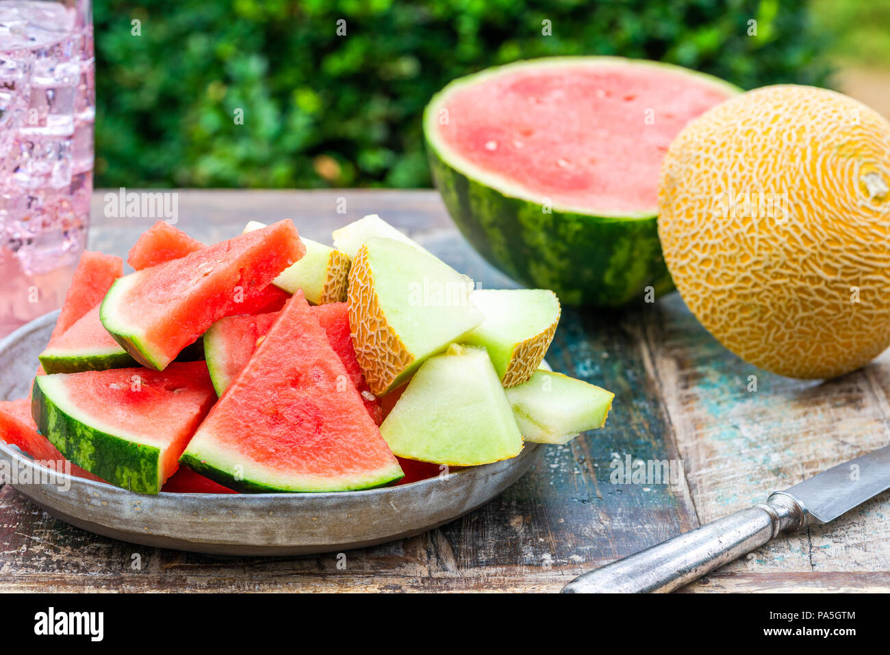Honeydew watermelon hi-res stock photography and images - Alamy
