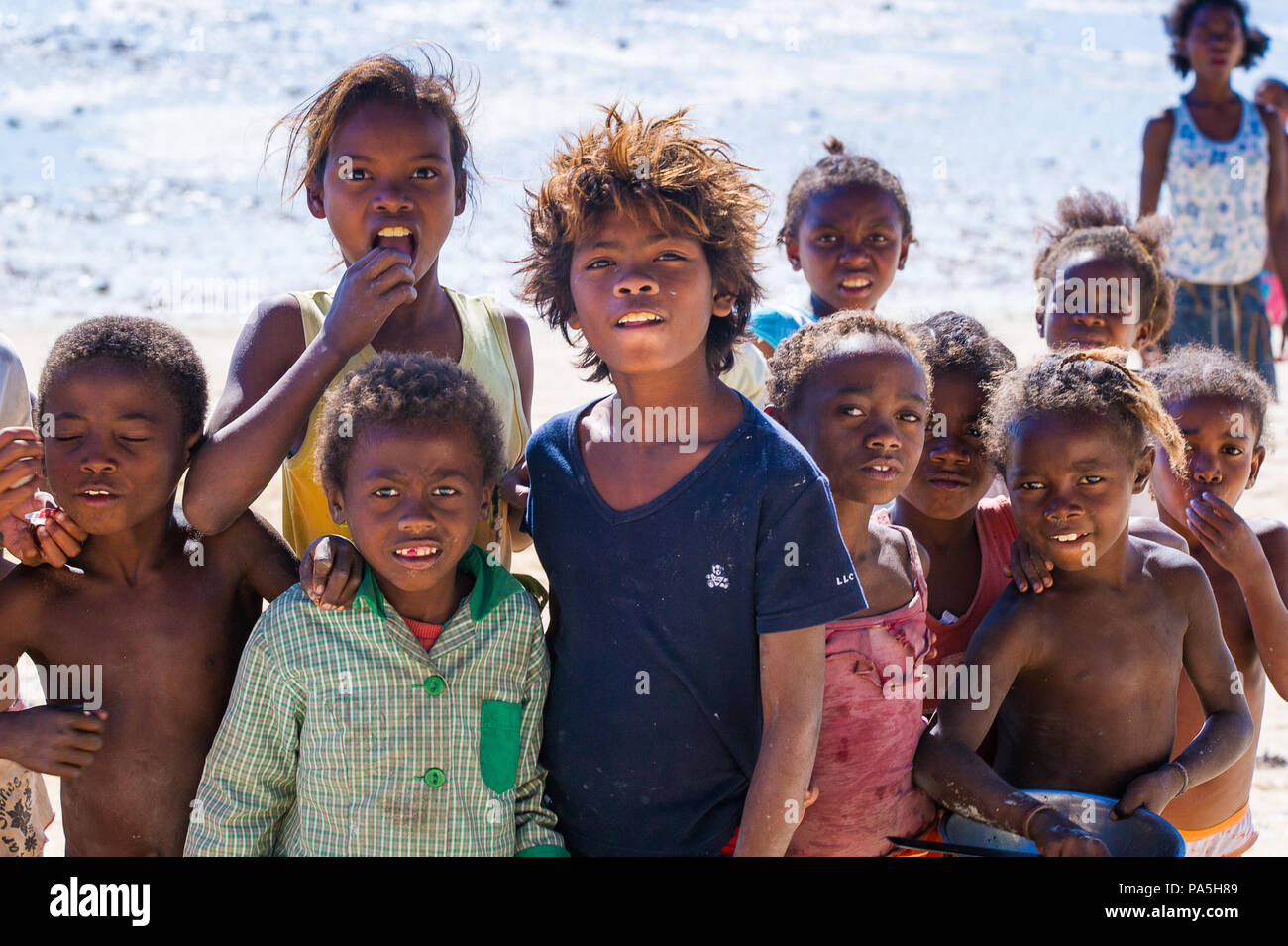 ANTANANARIVO, MADAGASCAR - JULY 3, 2011: Unidentified Madagascar ...