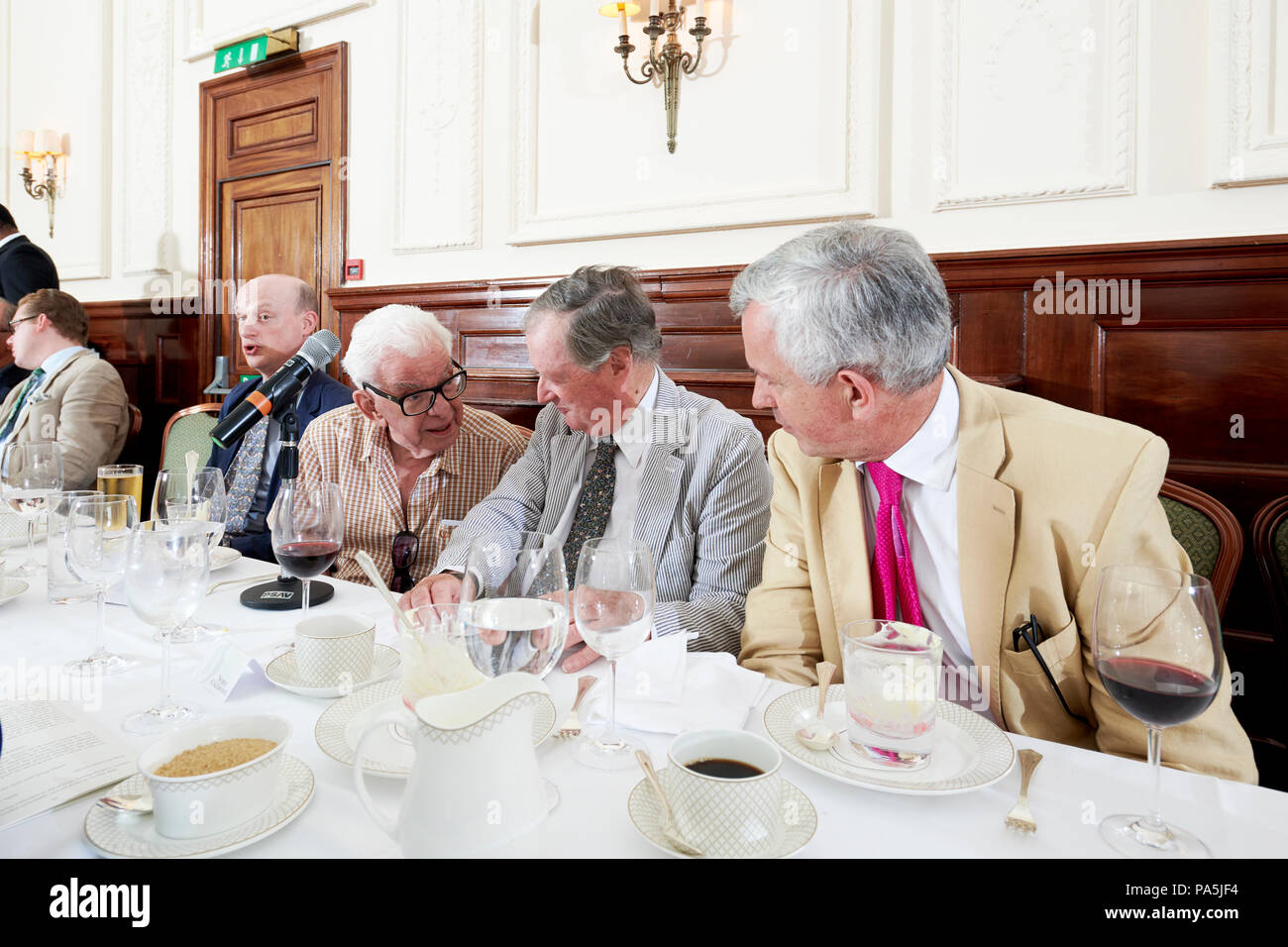 The Oldie Literary Lunch 17/07/18 Simpsons on the Strand, Andrew Gimson ...