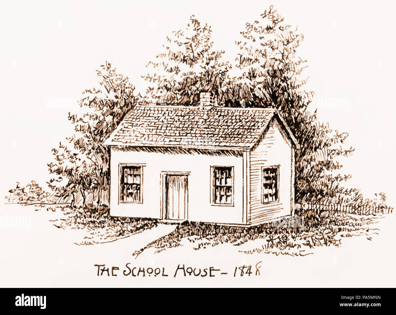 Historical schoolhouse hi-res stock photography and images - Alamy