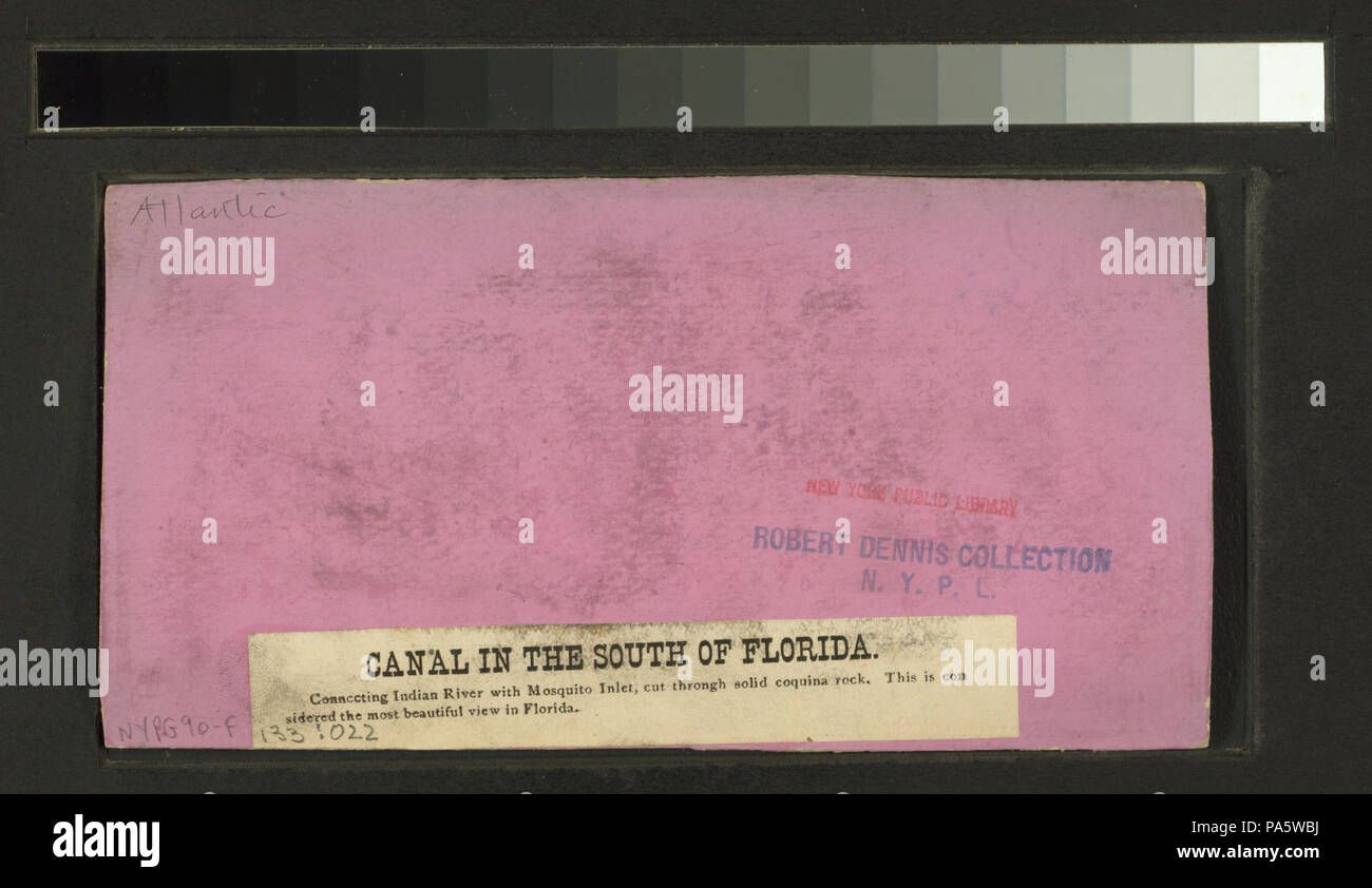 276 Canal in the South of Florida Connecting Indian River with Mosquito ...