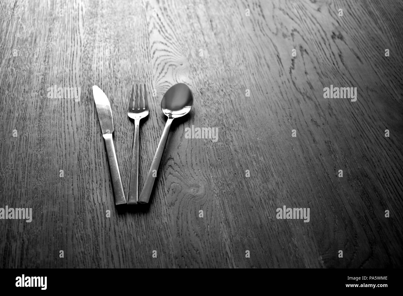 Grey fork Black and White Stock Photos & Images - Alamy