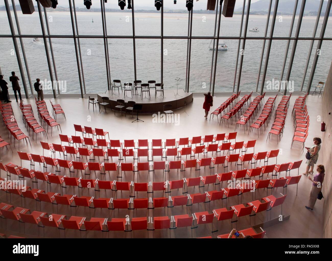 Auditorium of the Botín Center, 2012-2017 Stock Photo - Alamy