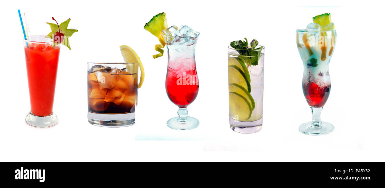 Cocktails ice cream Cut Out Stock Images & Pictures - Alamy