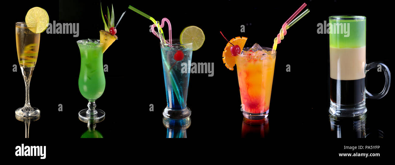 Various cocktails hi-res stock photography and images - Alamy