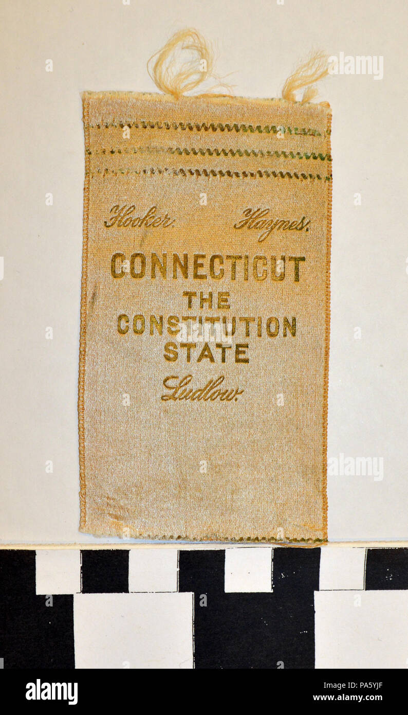 345 Connecticut Ribbon collected by George Hench at the 1904 World's ...