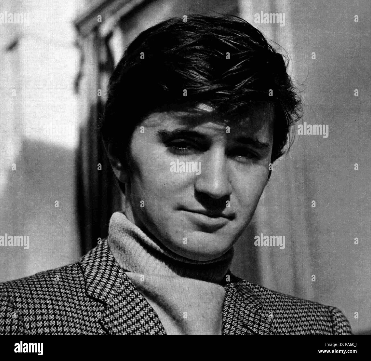 Italian singer bobby solo Black and White Stock Photos & Images - Alamy