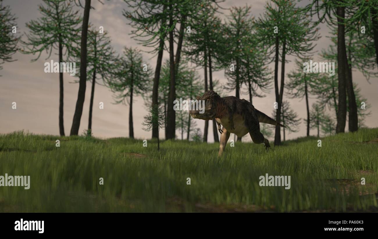 3d rendering of the tarbosaurus dinosaur Stock Photo - Alamy