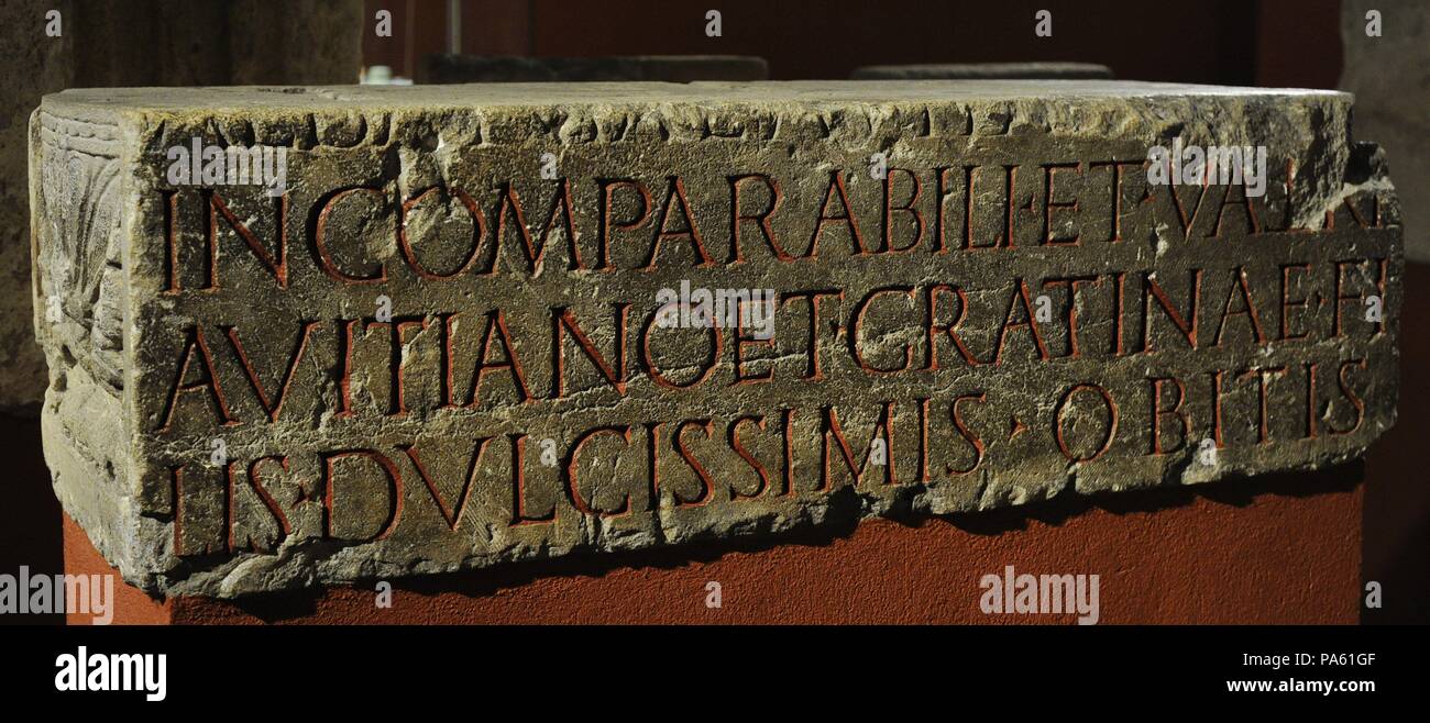 Roman funerary dedication hi-res stock photography and images - Alamy