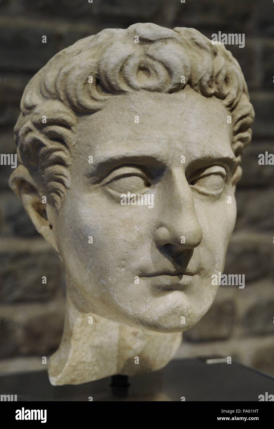 Nerva (30-98). Roman emperor. Bust. 96-98 AD. Marble. Roman-Germanic ...