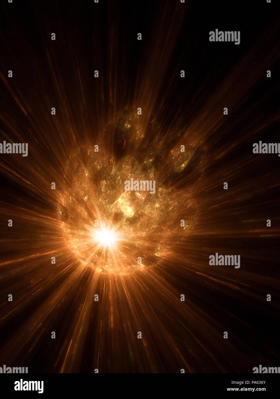 An illustration of a nice abstract star explosion Stock Photo - Alamy