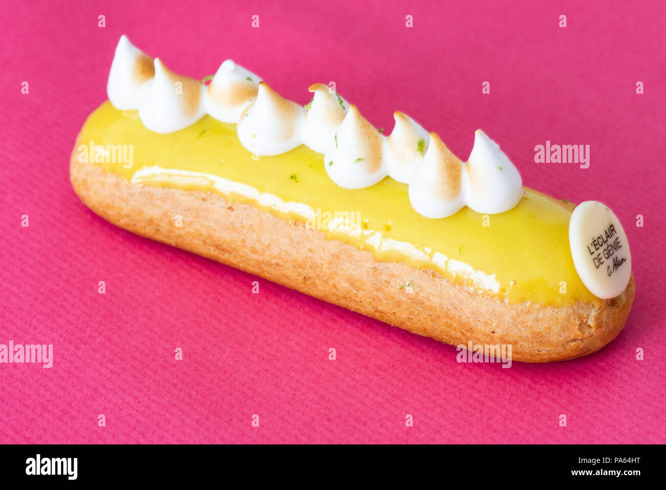 Eclairs from the iconic L’Éclair de Génie in Paris, France Stock Photo ...