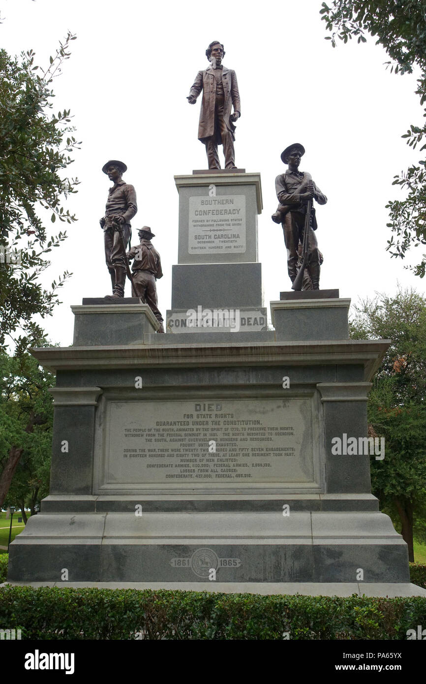 Confederate dead monument hi-res stock photography and images - Alamy