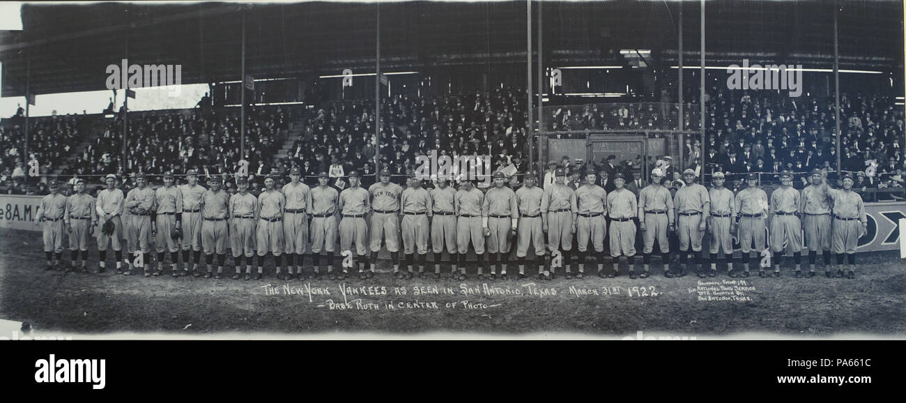 172 Babe Ruth and the New York Yankees, E. O. Goldbeck, San Antonio ...