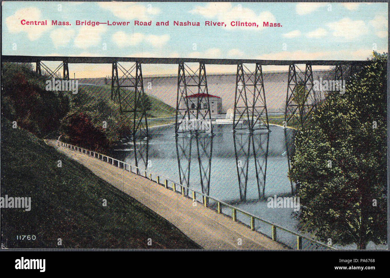 324 Clinton Viaduct postcard Stock Photo - Alamy