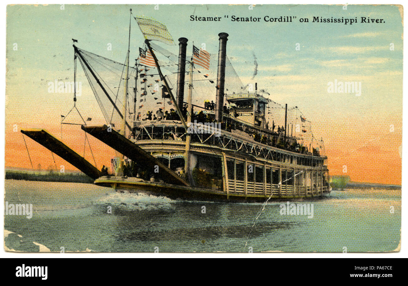 Steamboat mississippi 19th century hi-res stock photography and images ...