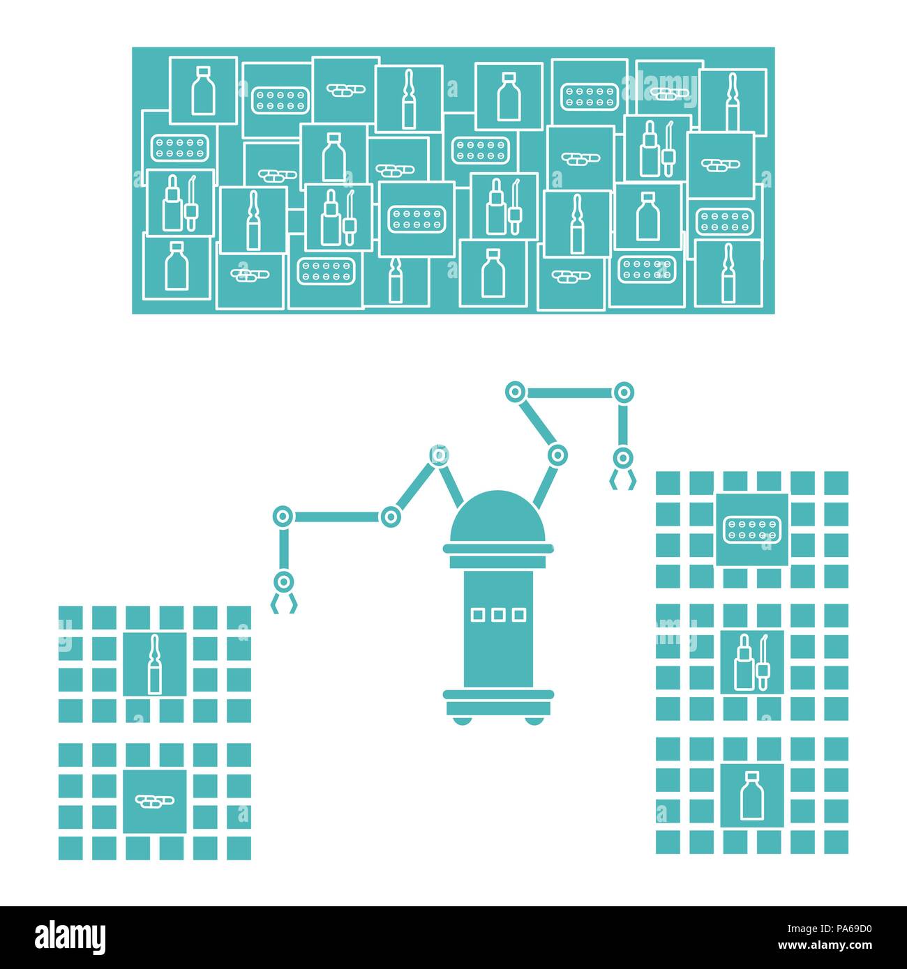 Smart automatic robotic sorting of drugs. Replacement of people with ...