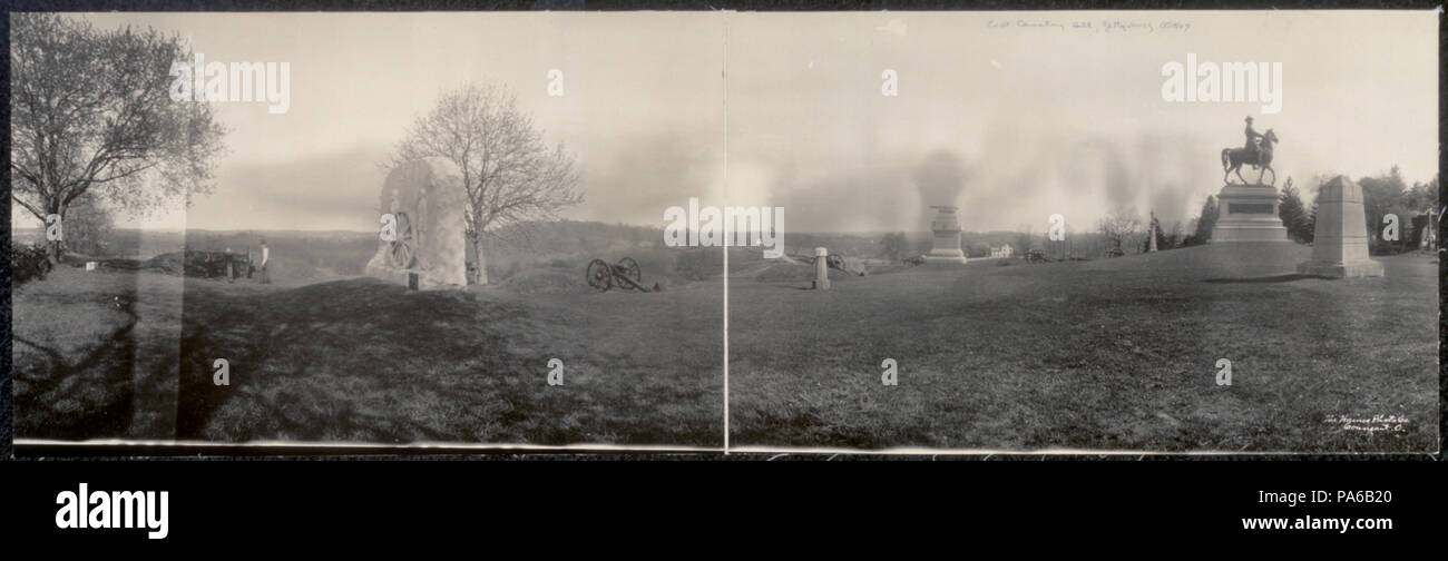 Gettysburg cemetery hill hi-res stock photography and images - Alamy