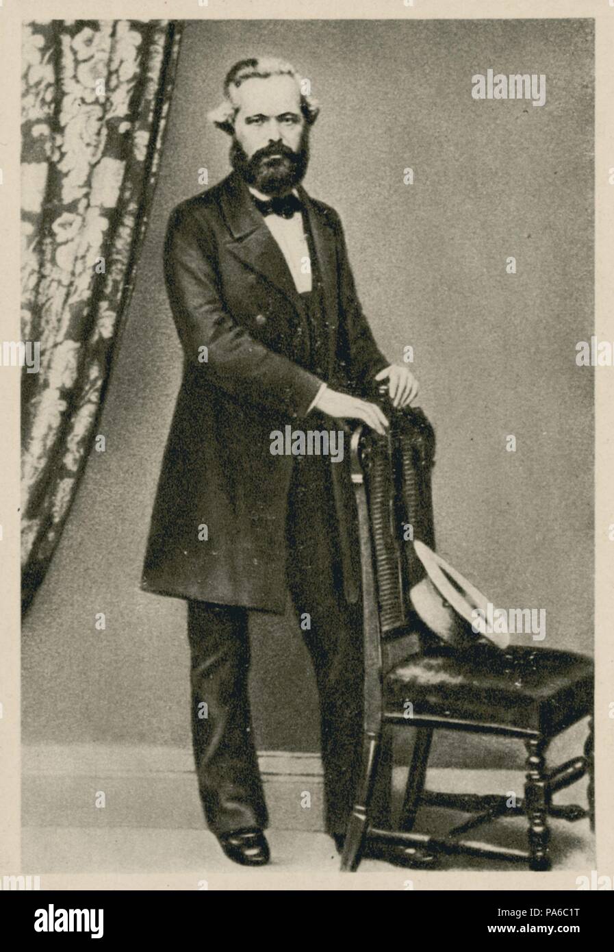 Portrait of Karl Marx (1818-1883). Museum: PRIVATE COLLECTION Stock ...