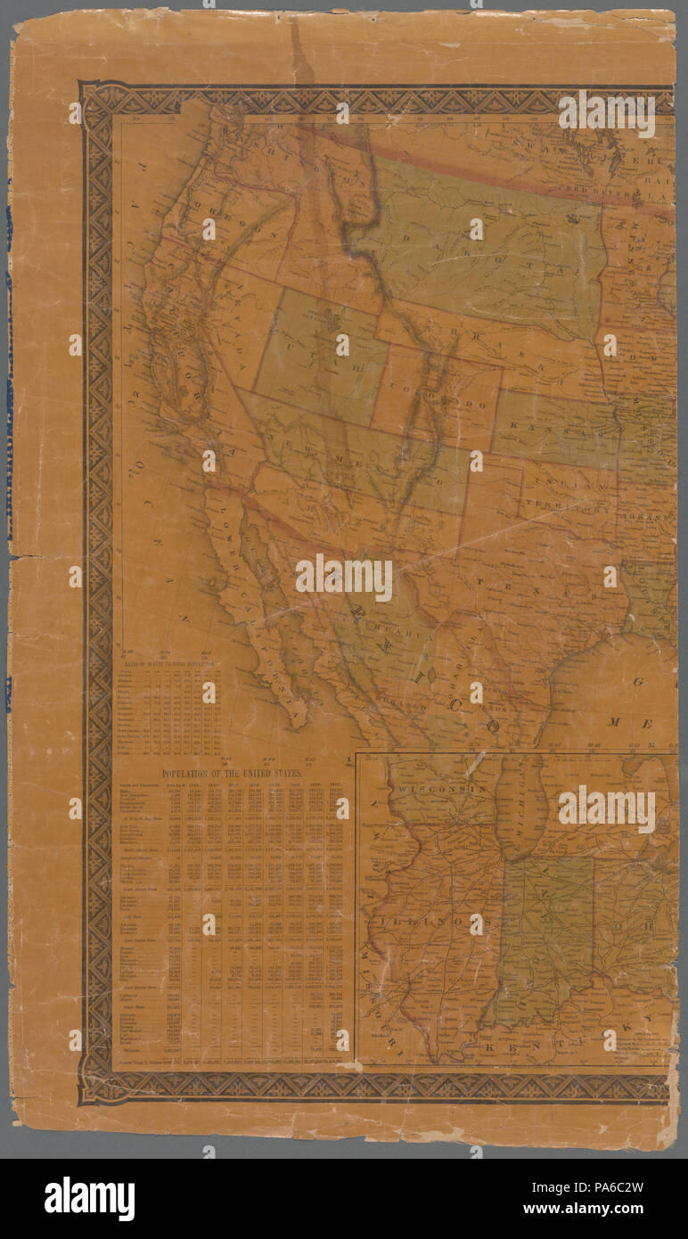 Goldthwaits map hi-res stock photography and images - Alamy