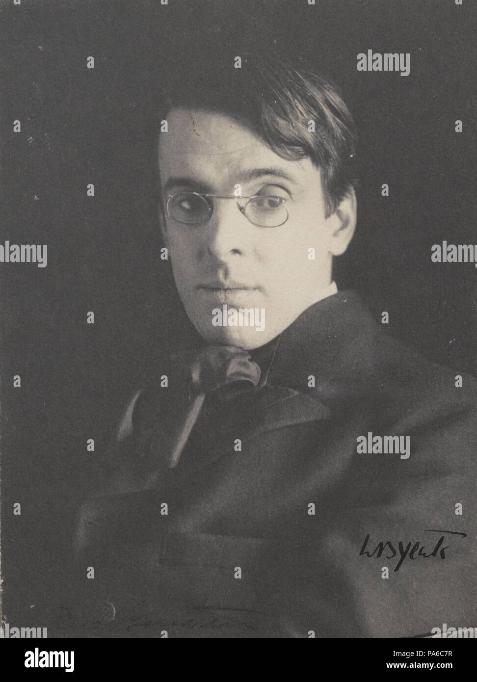 Portrait of the poet William Butler Yeats (1865-1939). Museum: PRIVATE ...