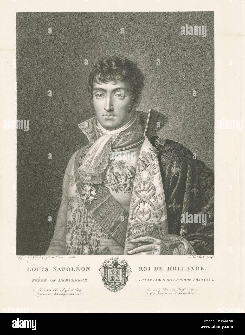 Louis Napoléon Bonaparte (1778-1846), King of Holland. Museum: PRIVATE ...