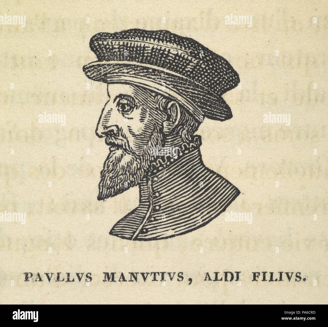 Aldus manutius portrait hi-res stock photography and images - Alamy