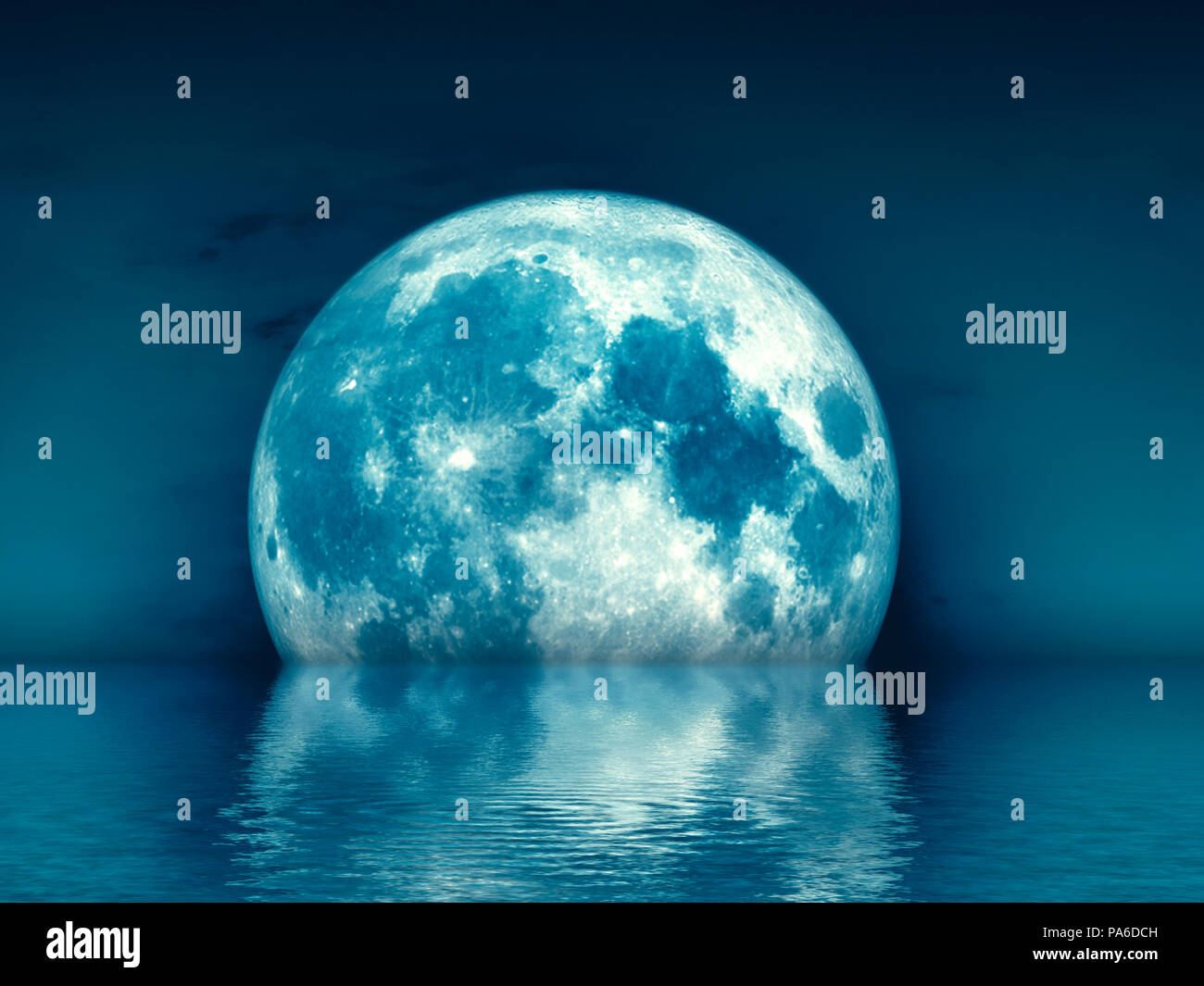 An illustration of a nice full moon Stock Photo - Alamy