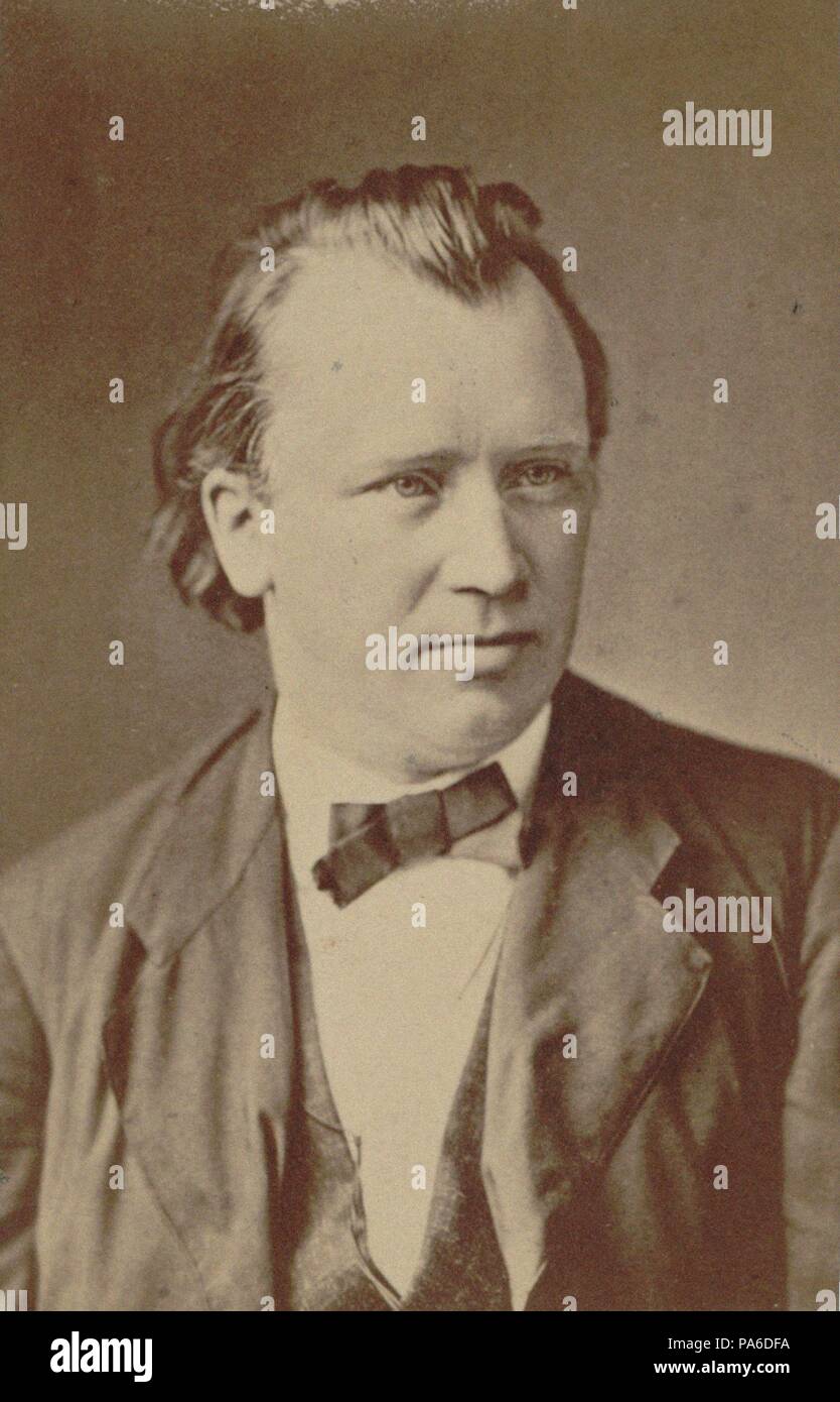 Portrait of the composer Johannes Brahms (1833-1897). Museum: PRIVATE ...