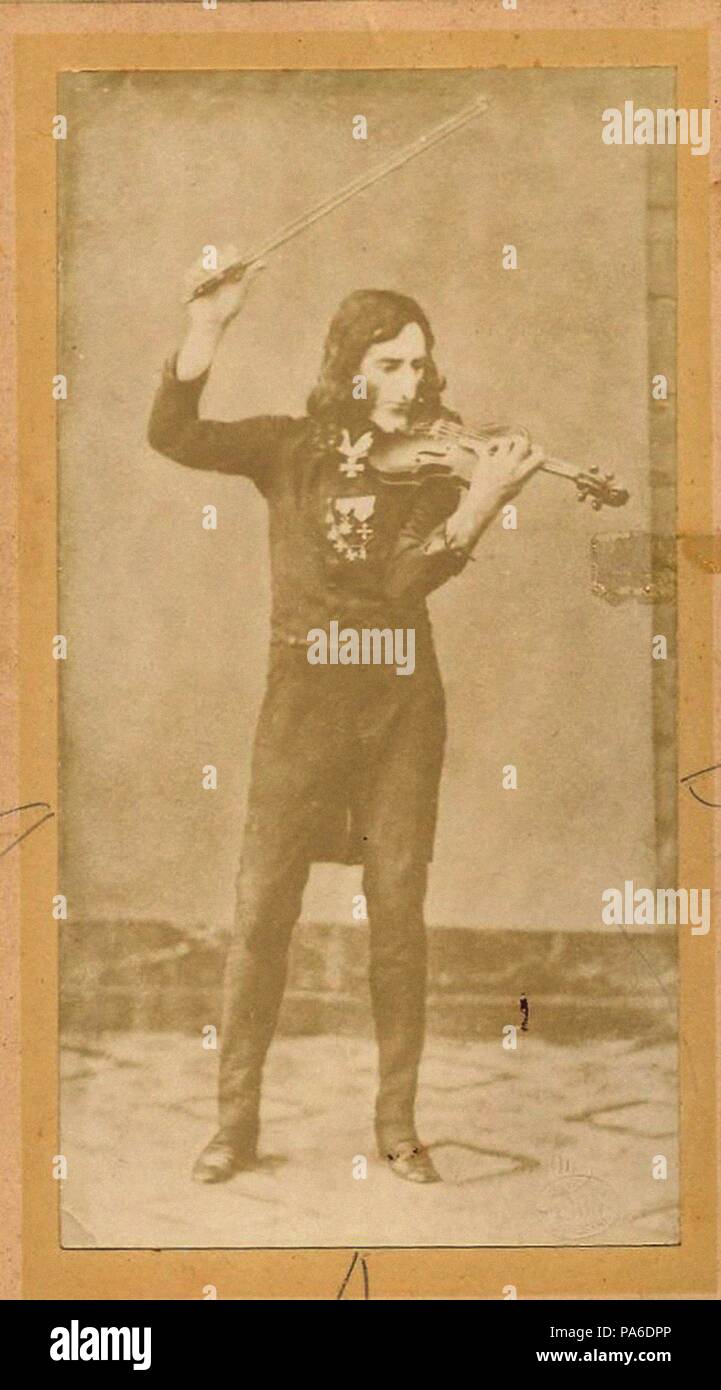 Portrait of Niccolò Paganini (1782-1840). Museum: PRIVATE COLLECTION ...