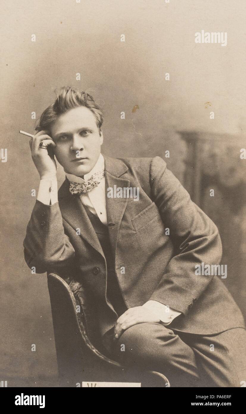 Portrait of the singer Feodor Ivanovich Chaliapin (1873-1938). Museum ...