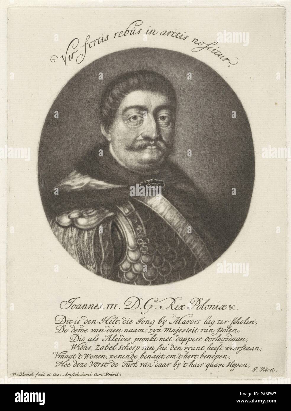 Portrait of John III Sobieski (1629-1696), King of Poland and Grand ...