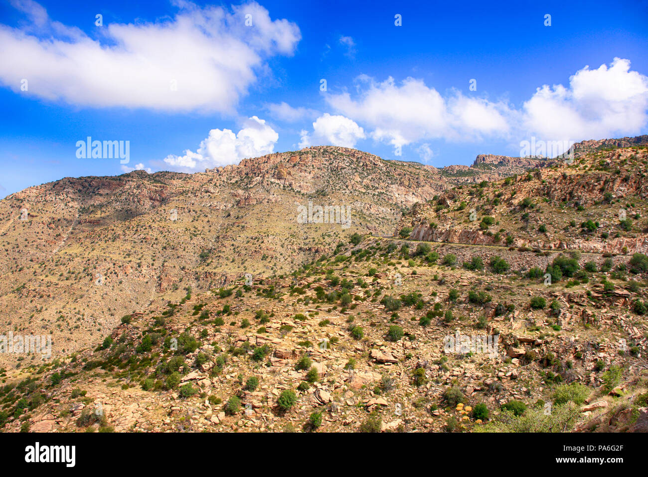 View from Thimble Peak on Mount Lemmon in Arizona Stock Photo - Alamy