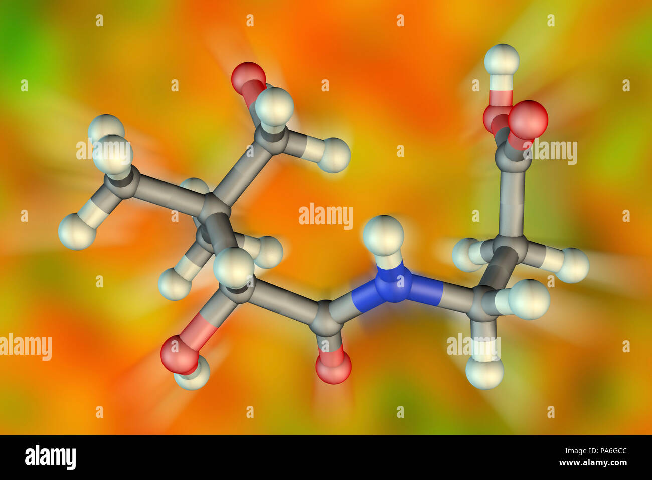 Vitamin b5 pantothenic acid molecule hi-res stock photography and ...