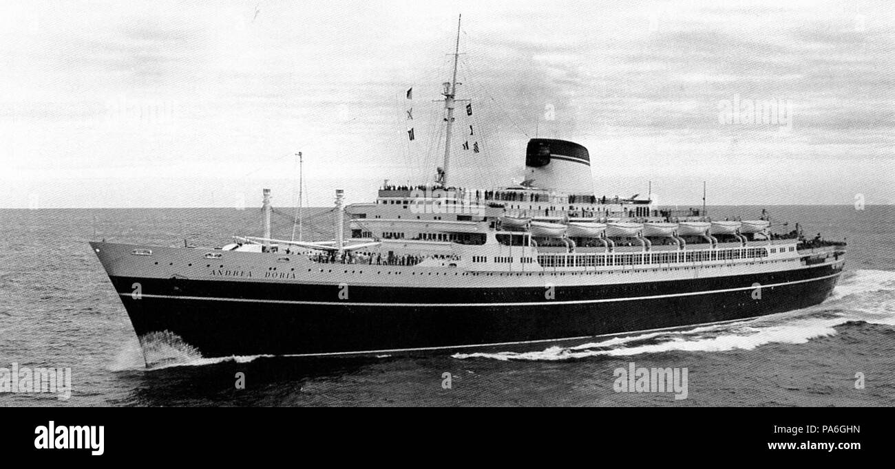 Ss andrea doria hi-res stock photography and images - Alamy