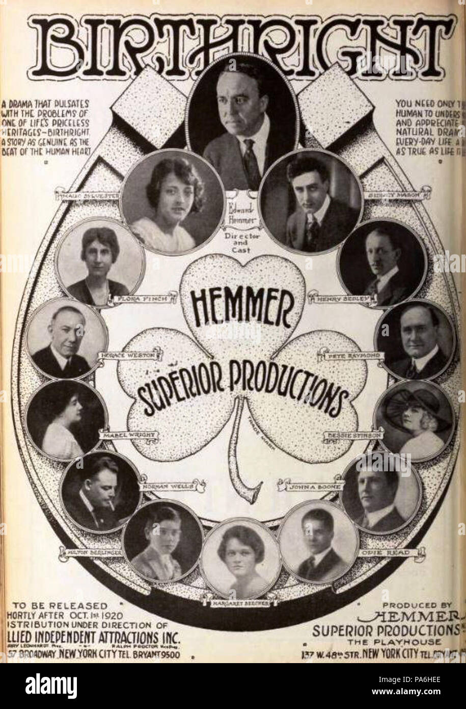 Birthright hi-res stock photography and images - Alamy